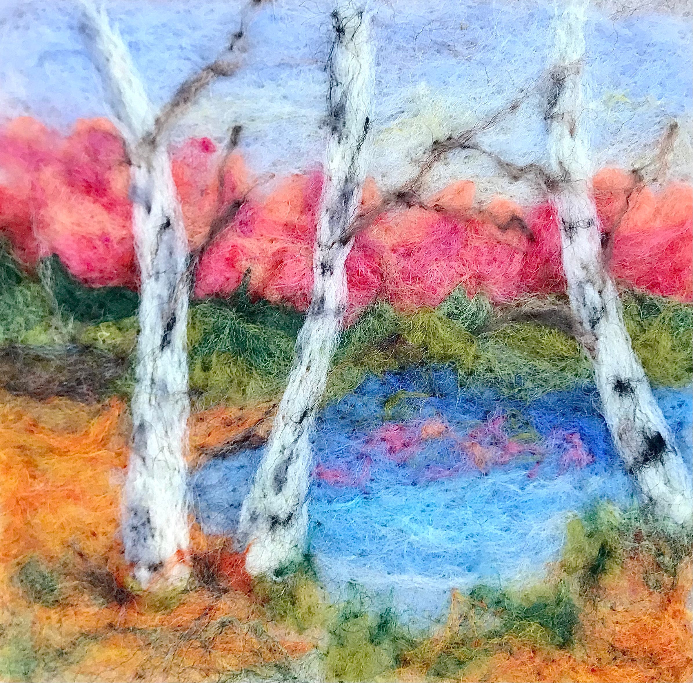 Painting with Wool - Video Instructions & Kit | The Fiber Web